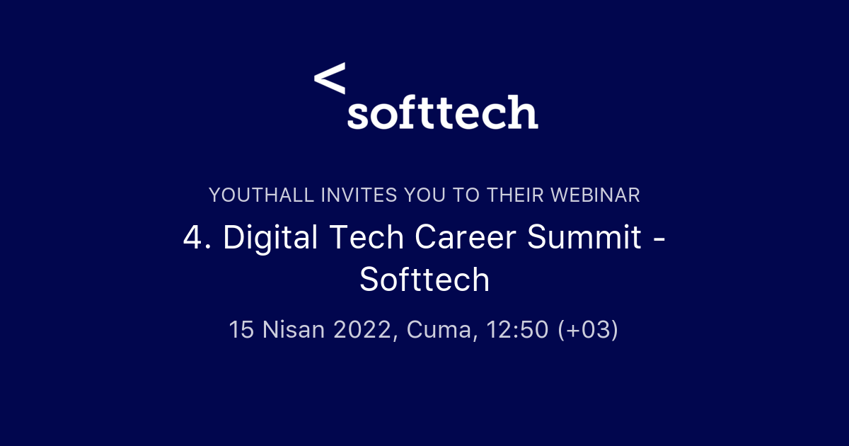 4. Digital Tech Career Summit - Softtech | Youthall