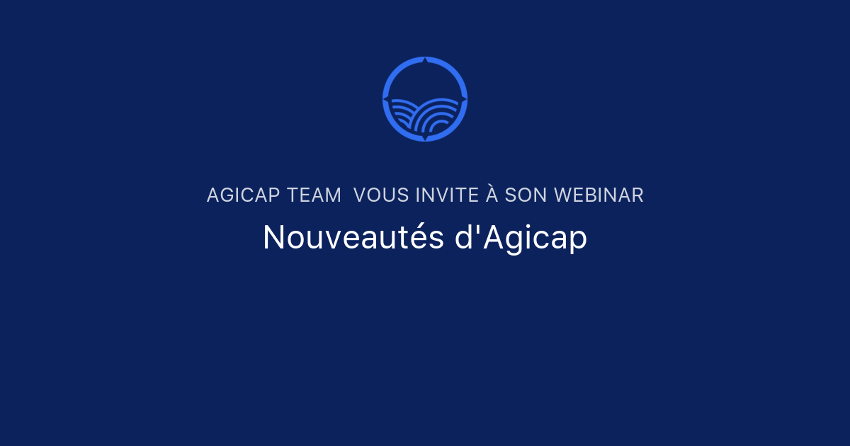 Nouveautés d'Agicap | Agicap Team