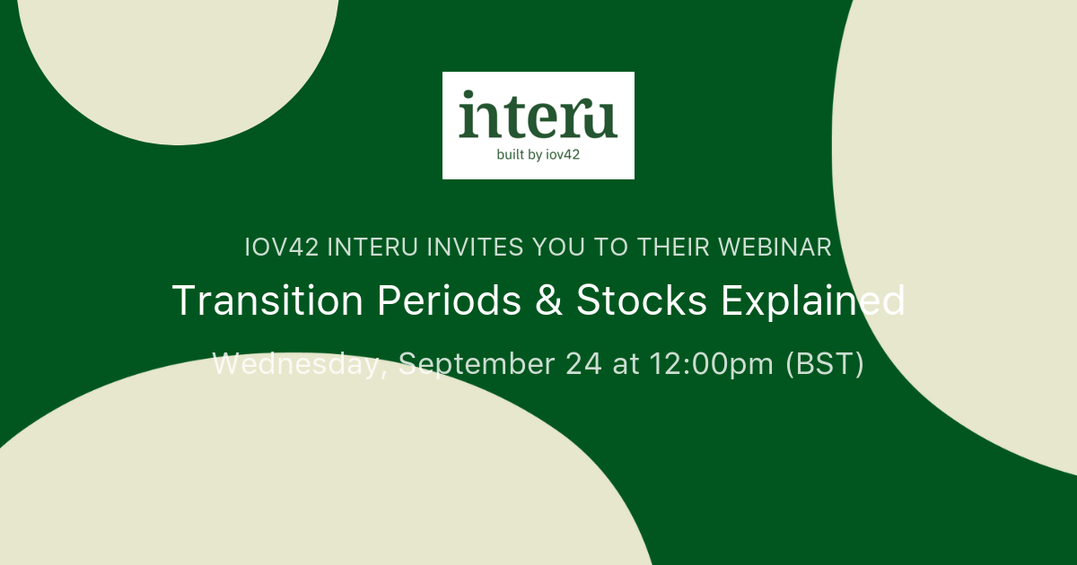 Transition Periods & Stocks Explained | iov42 Interu
