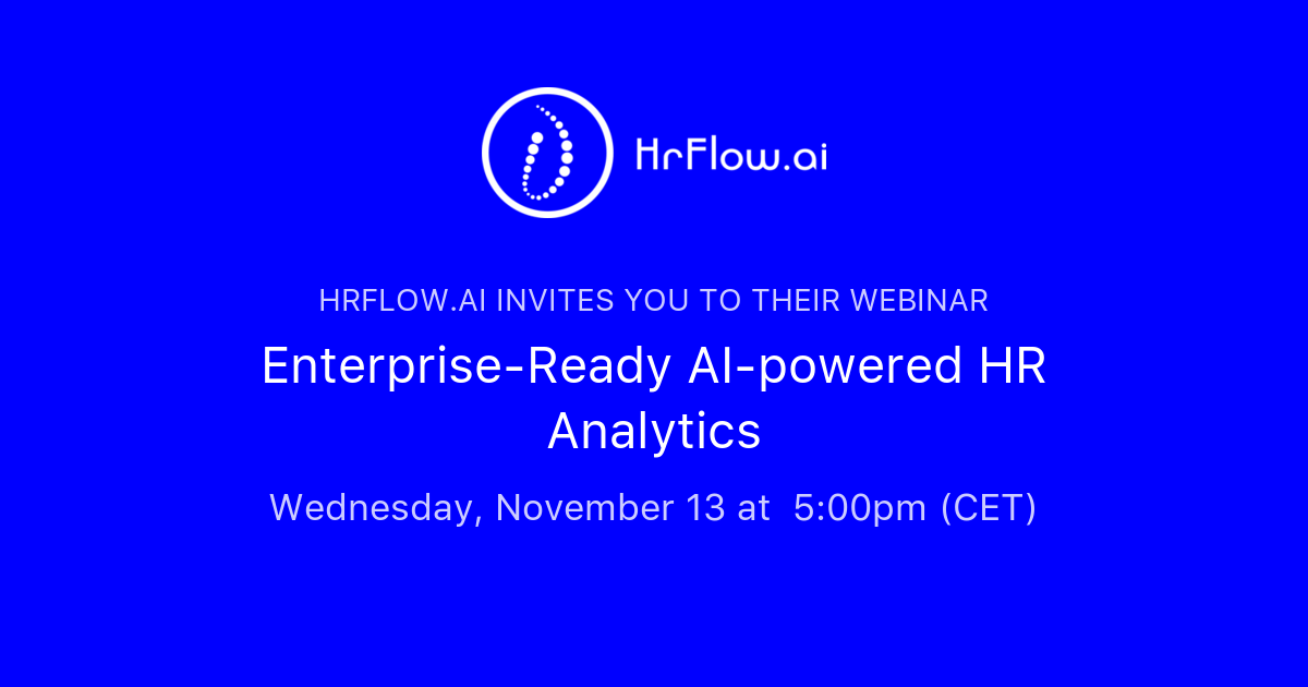 Enterprise-Ready AI-powered HR Analytics | HrFlow.ai