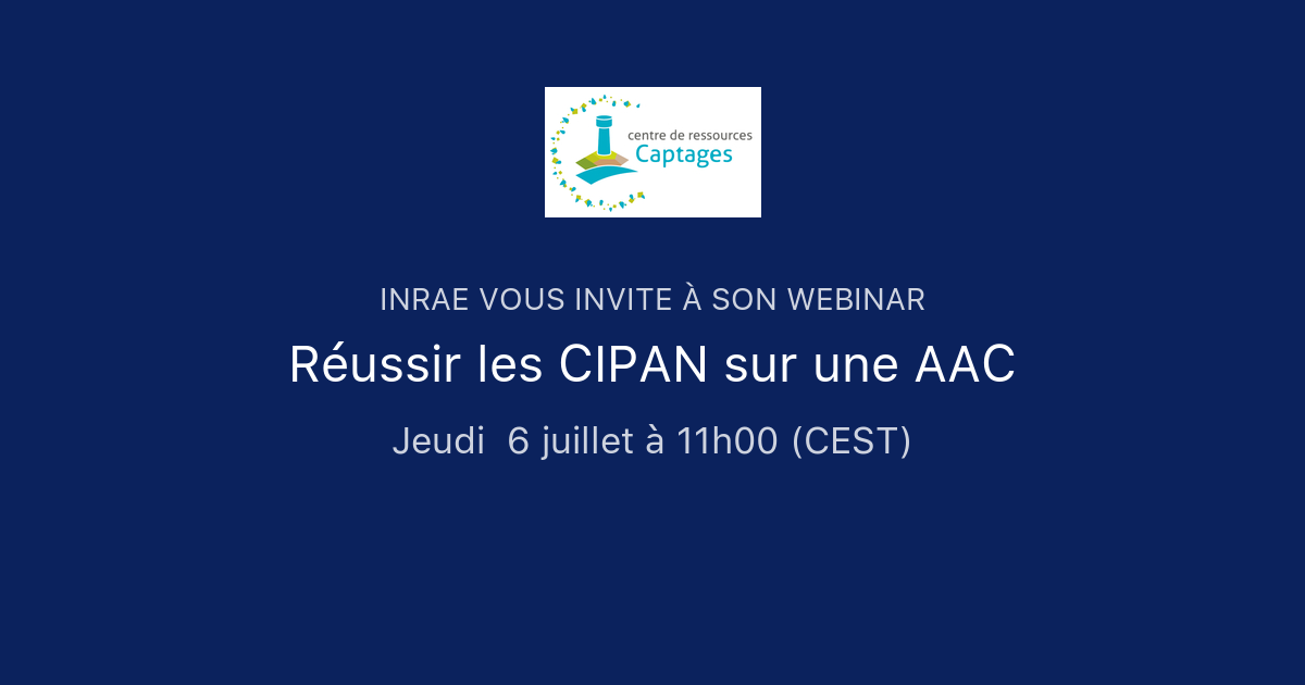 Réussir les CIPAN sur une AAC | INRAE