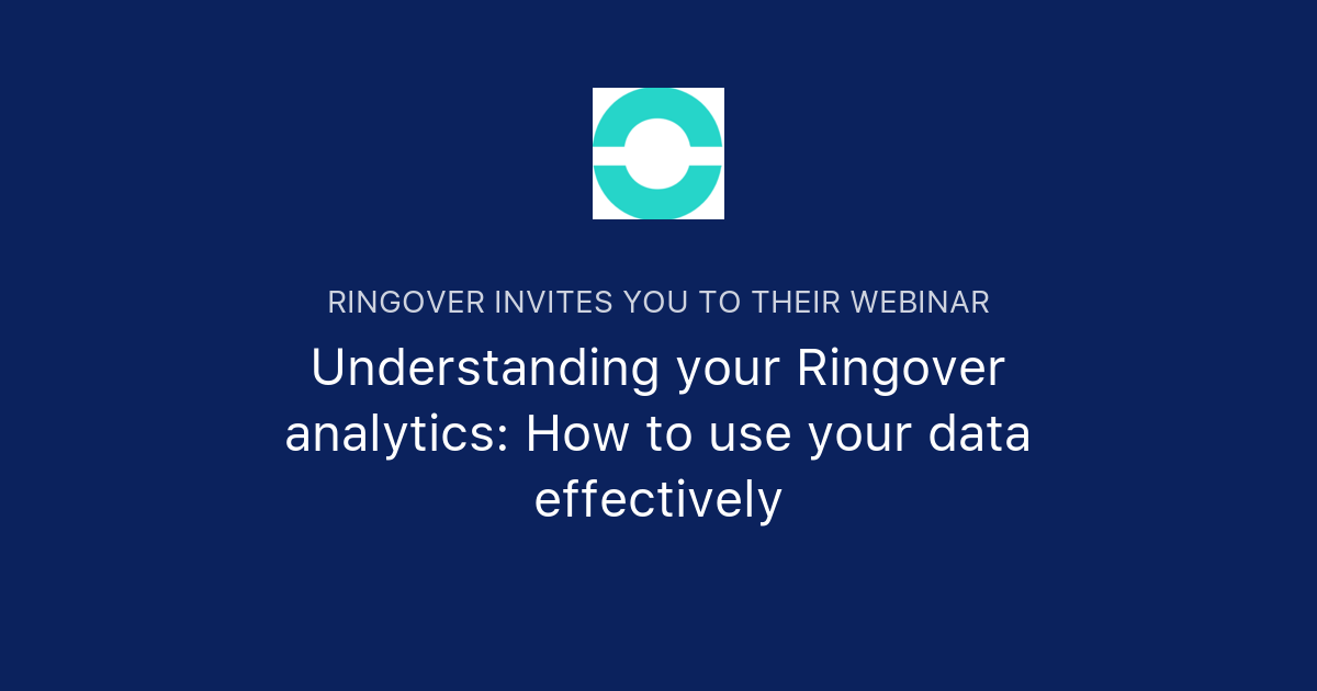 Understanding your Ringover analytics: How to use your data effectively | Ringover