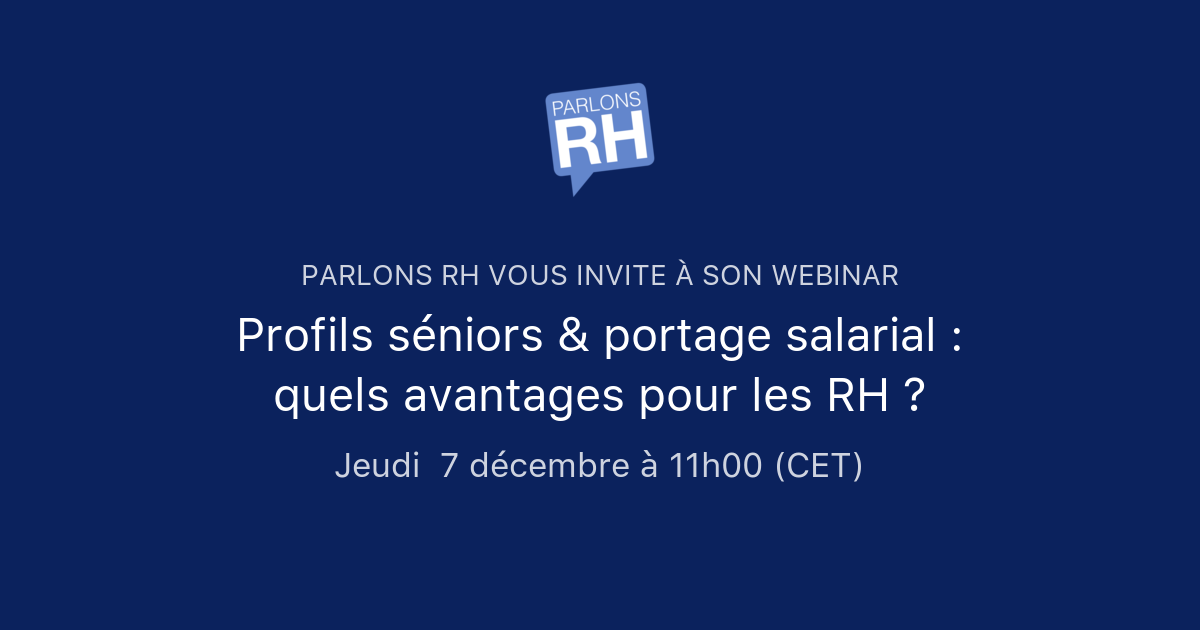 Profils séniors & portage salarial : quels avantages pour les RH ...