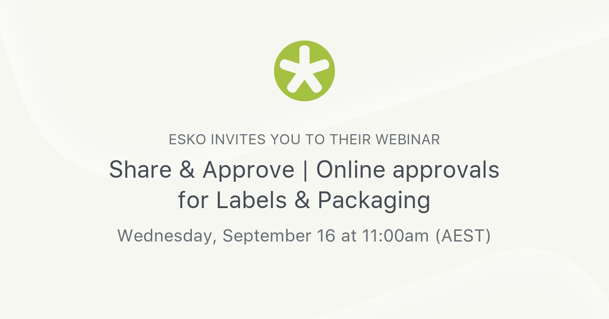 Share & Approve | Online approvals for Labels & Packaging | Esko