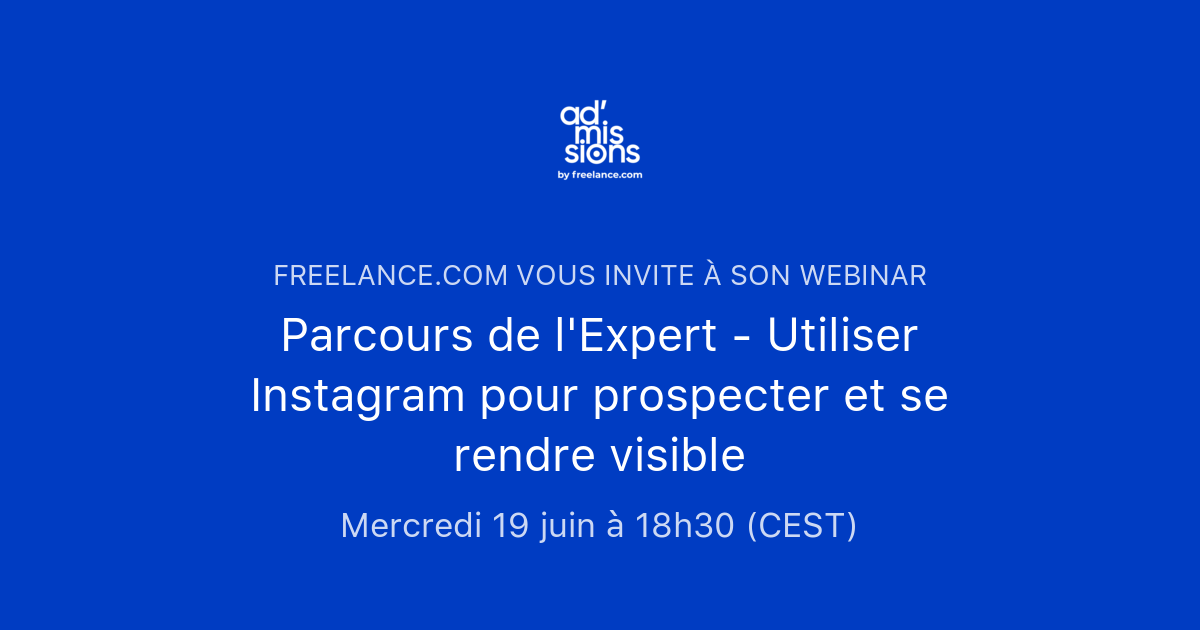 Parcours de l'Expert - Utiliser Instagram pour prospecter et se rendre ...