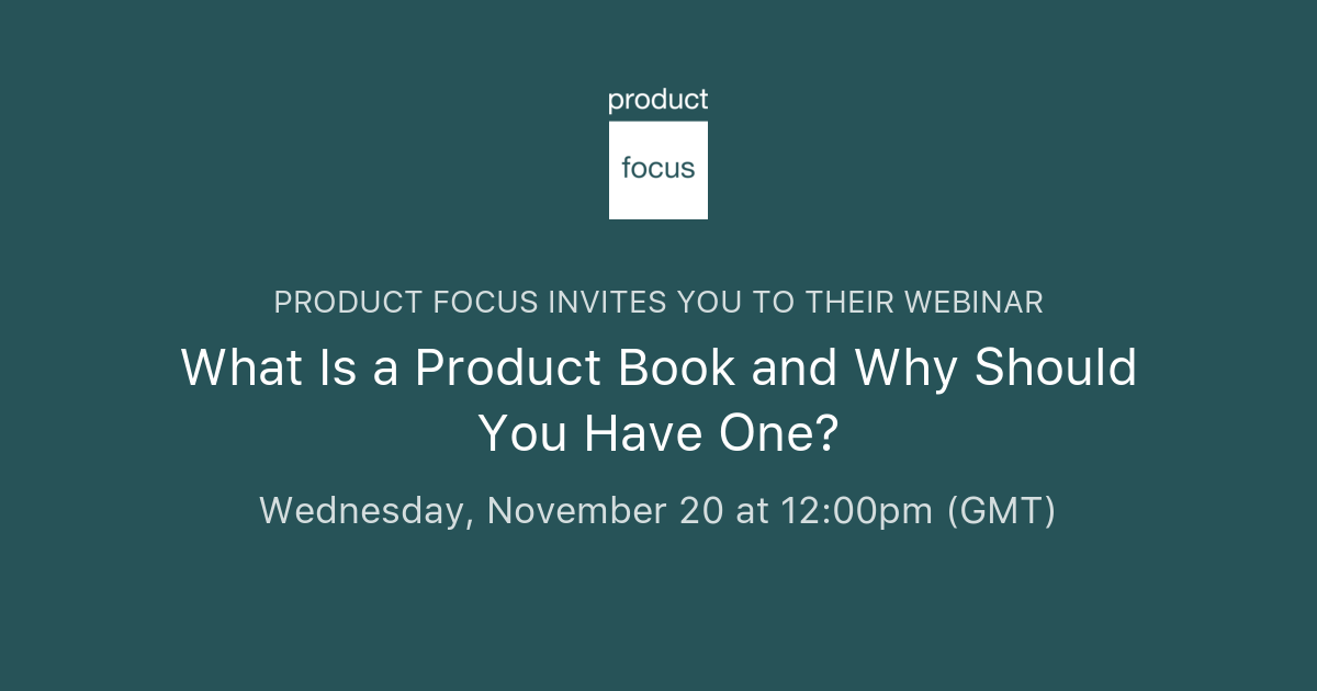 What Is a Product Book and Why Should You Have One? | Product Focus