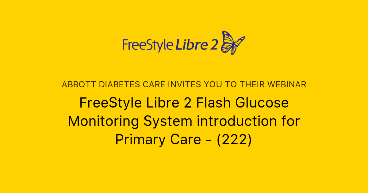 FreeStyle Libre 2 Flash Glucose Monitoring System introduction for ...