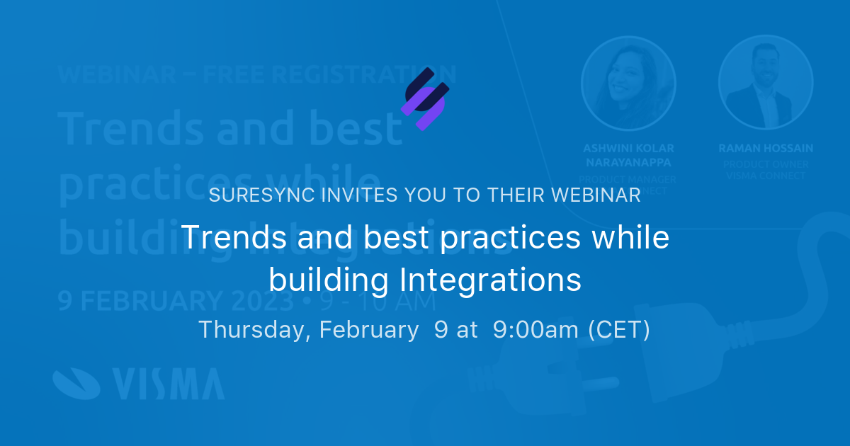 Trends and best practices while building Integrations | SureSync