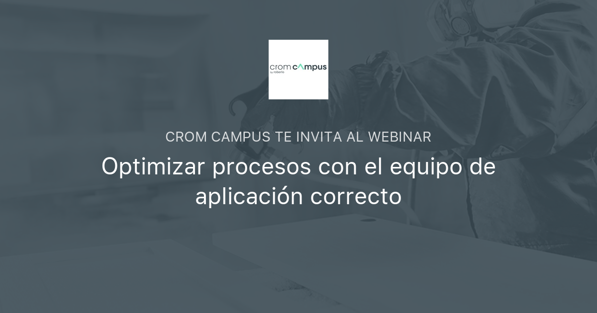 Optimizar procesos con el equipo de aplicación correcto | Crom Campus