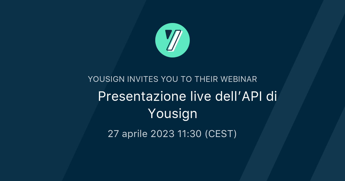 🇮🇹 Presentazione live dell’API di Yousign | Yousign