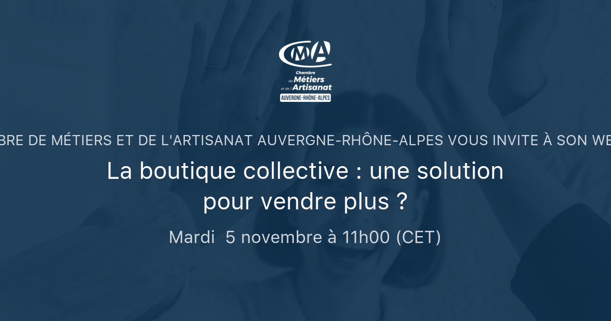 La boutique collective : une solution pour vendre plus ? | Chambre de ...
