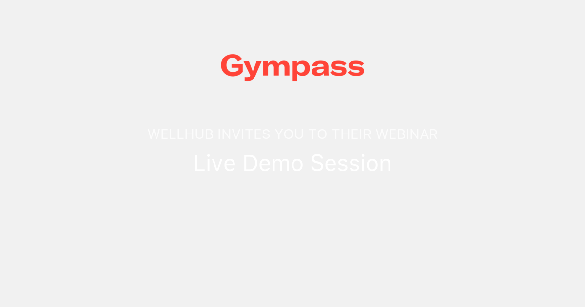 Live Demo Session | Wellhub