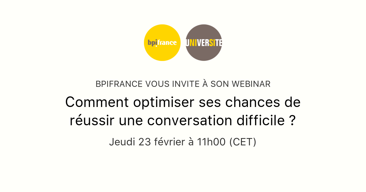 Comment optimiser ses chances de réussir une conversation difficile ...