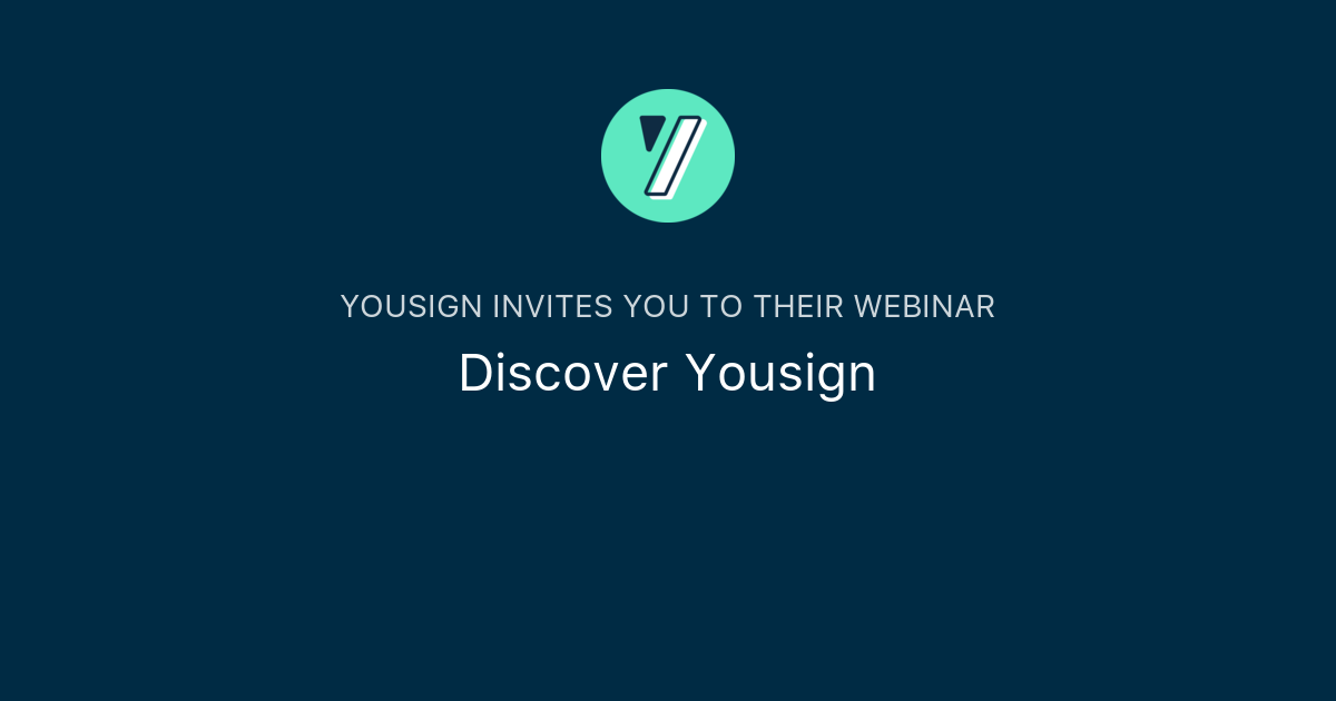Discover Yousign | Yousign