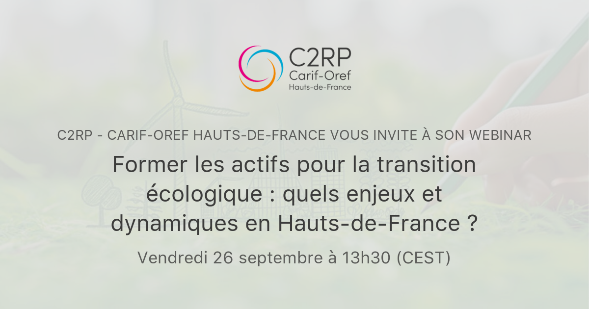 Former les actifs pour la transition écologique : quels enjeux et ...