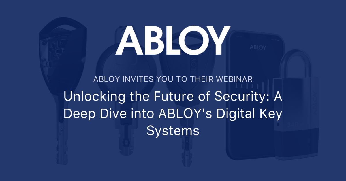 Unlocking the Future of Security: A Deep Dive into ABLOY's Digital Key ...