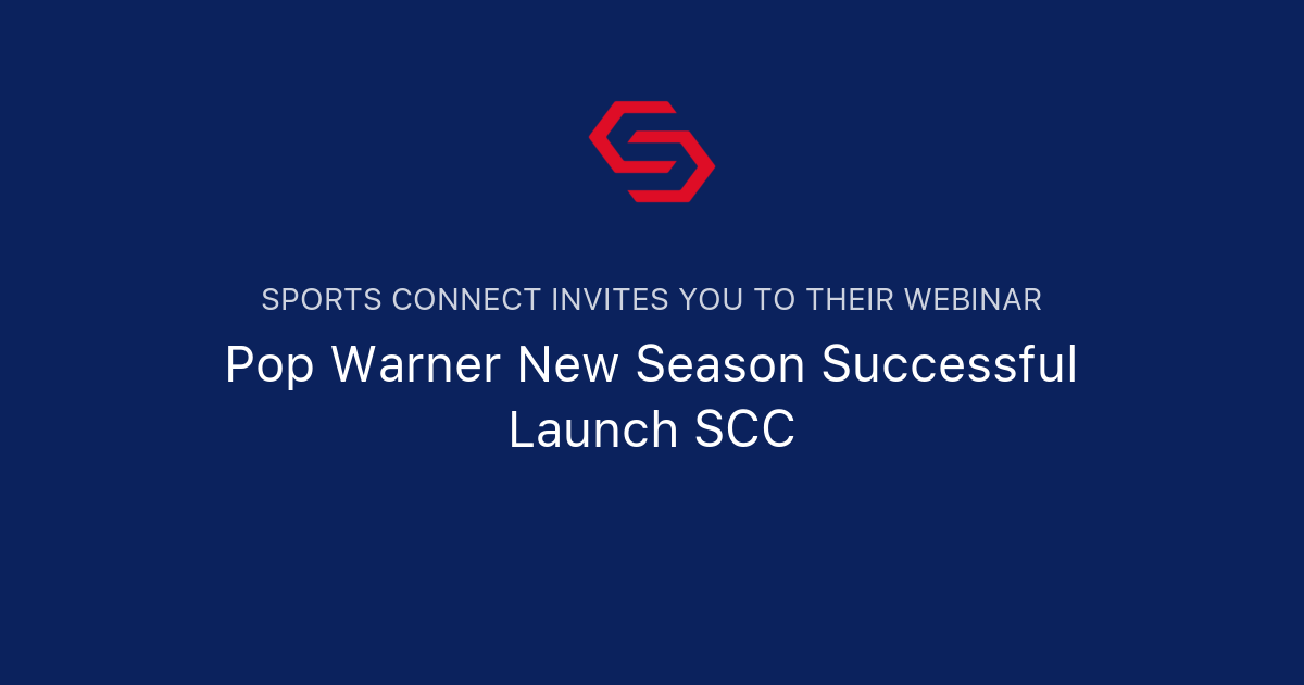 Pop Warner New Season Successful Launch SCC | Sports Connect