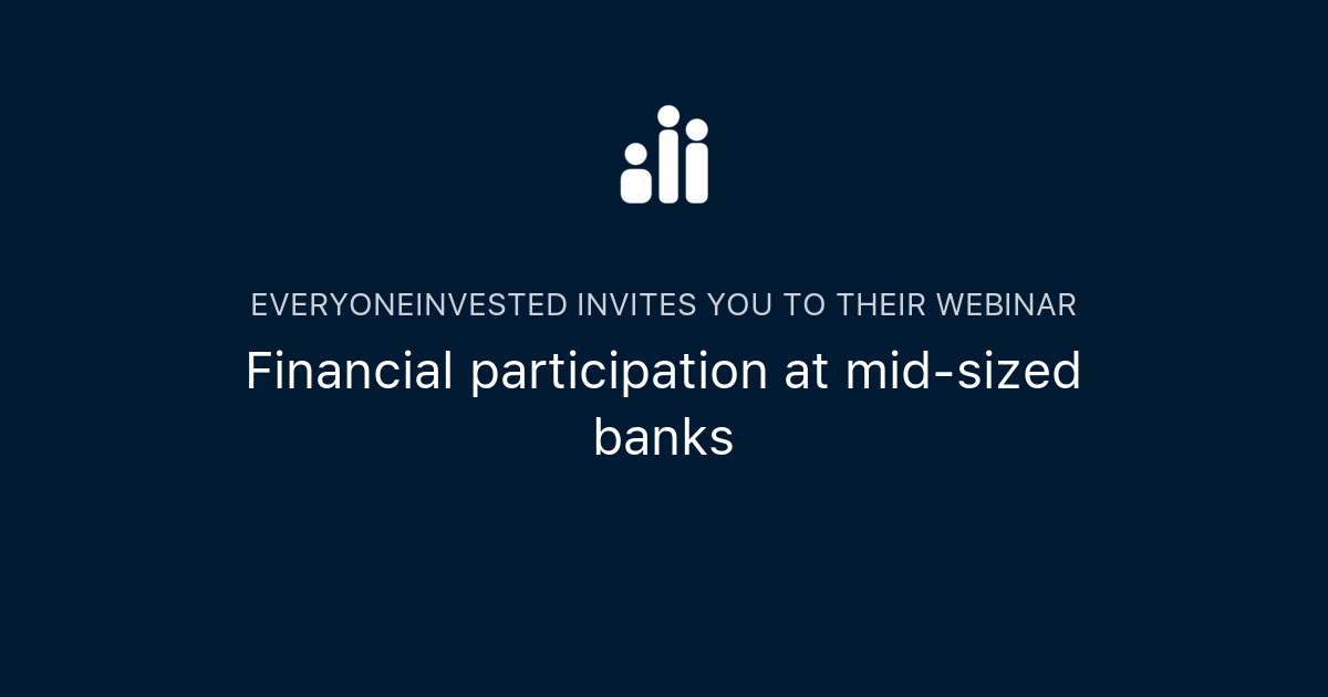 Financial participation at mid-sized banks | everyoneINVESTED