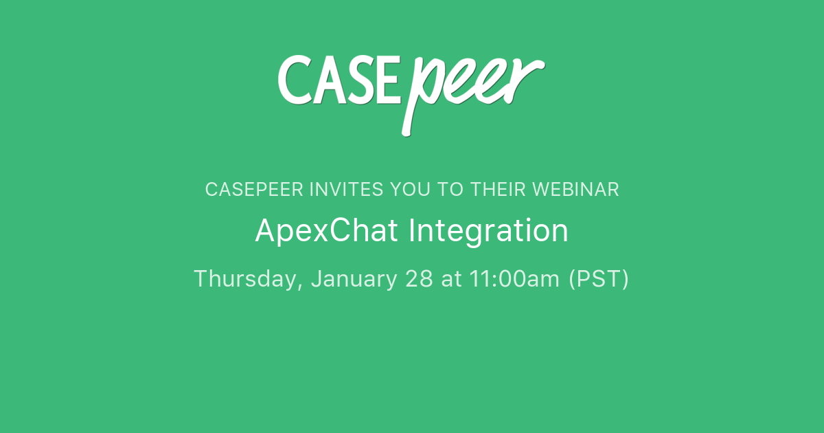 ApexChat Integration | CASEpeer