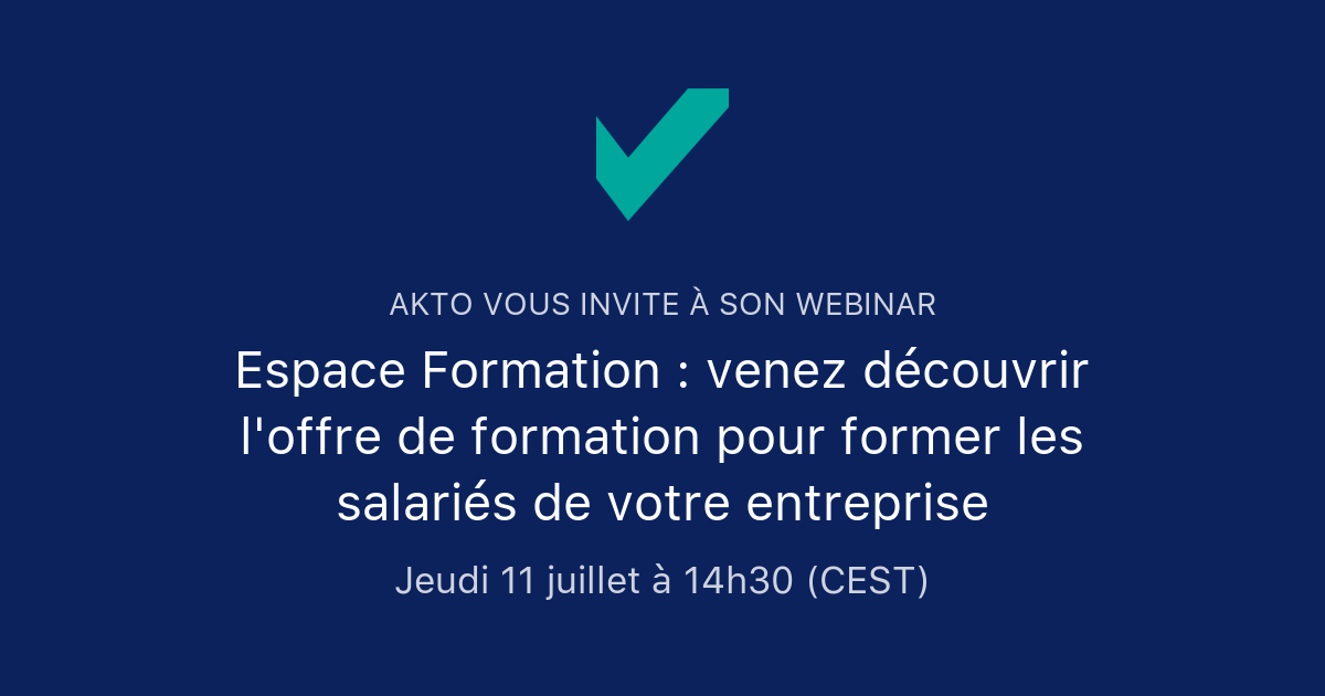 Espace Formation : venez découvrir l'offre de formation pour former les salariés de votre ...