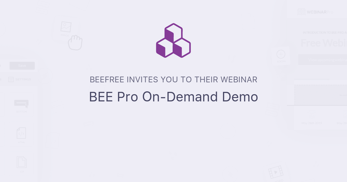 BEE Pro On-Demand Demo | Beefree
