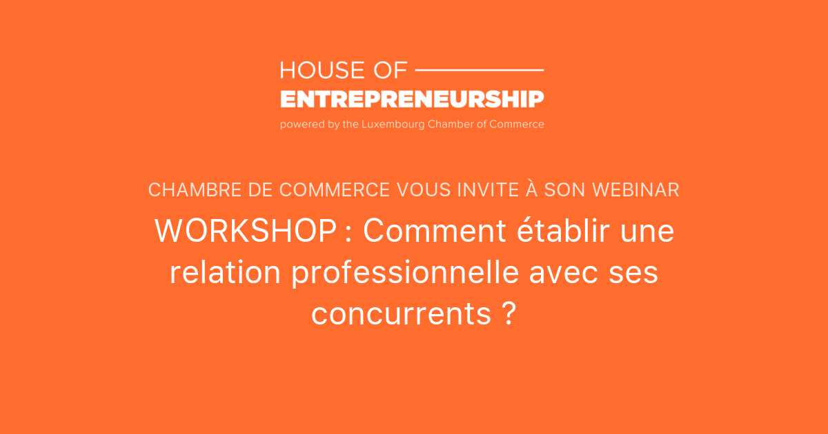 WORKSHOP : Comment établir une relation professionnelle avec ses ...