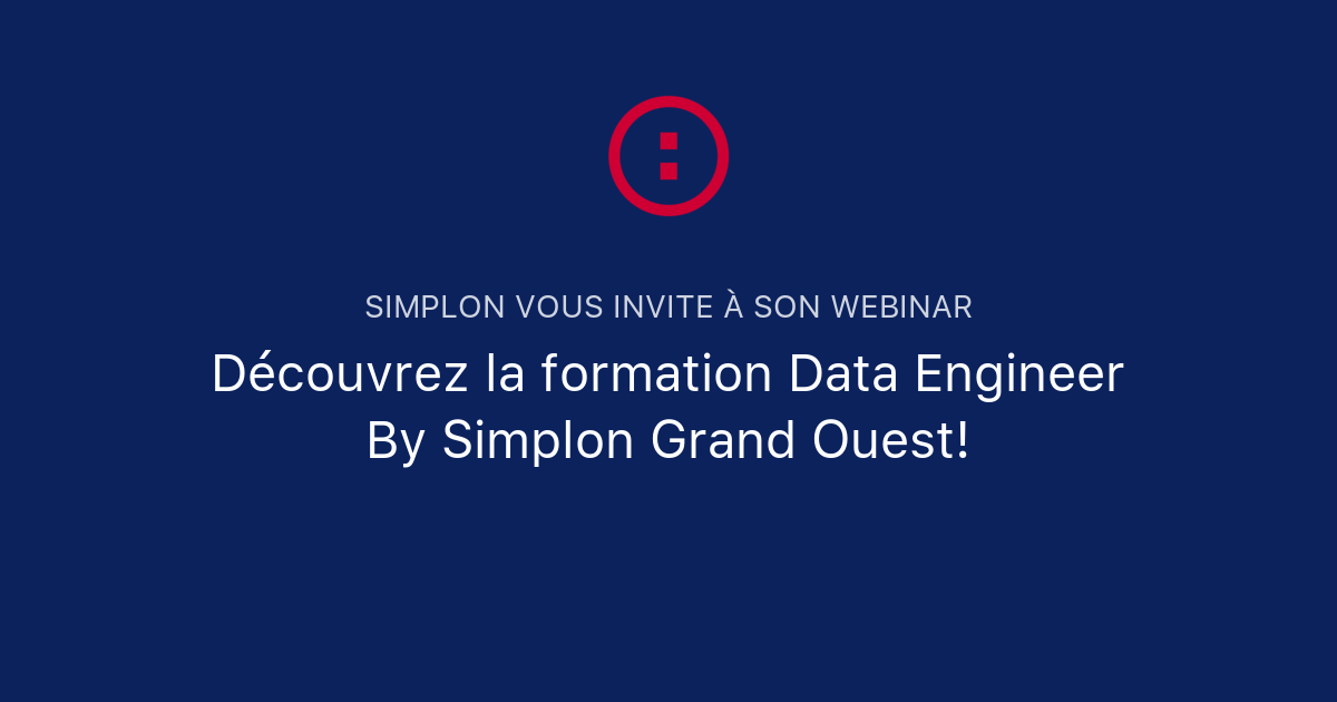 Découvrez la formation Data Engineer By Simplon Grand Ouest! | Simplon
