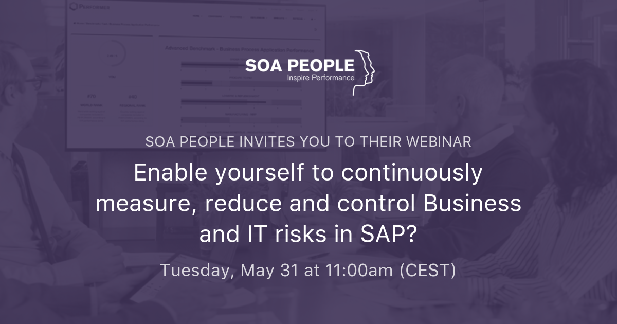 Enable yourself to continuously measure, reduce and control Business ...