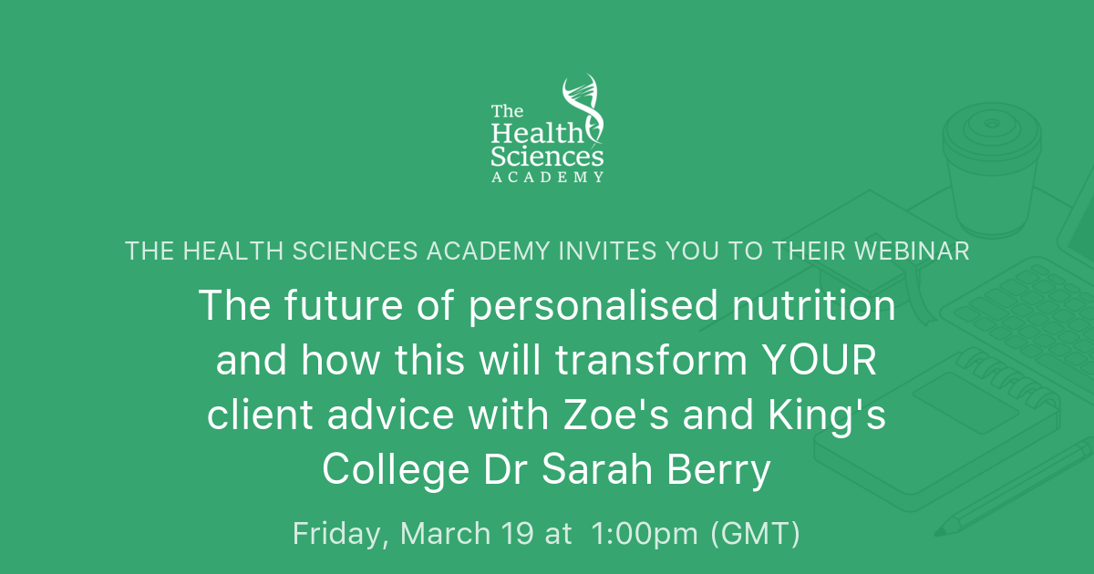 The future of personalised nutrition and how this will transform YOUR ...
