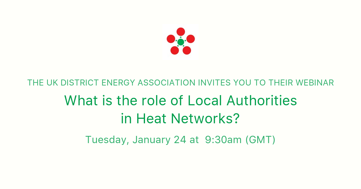 What is the role of Local Authorities in Heat Networks? | The UK ...
