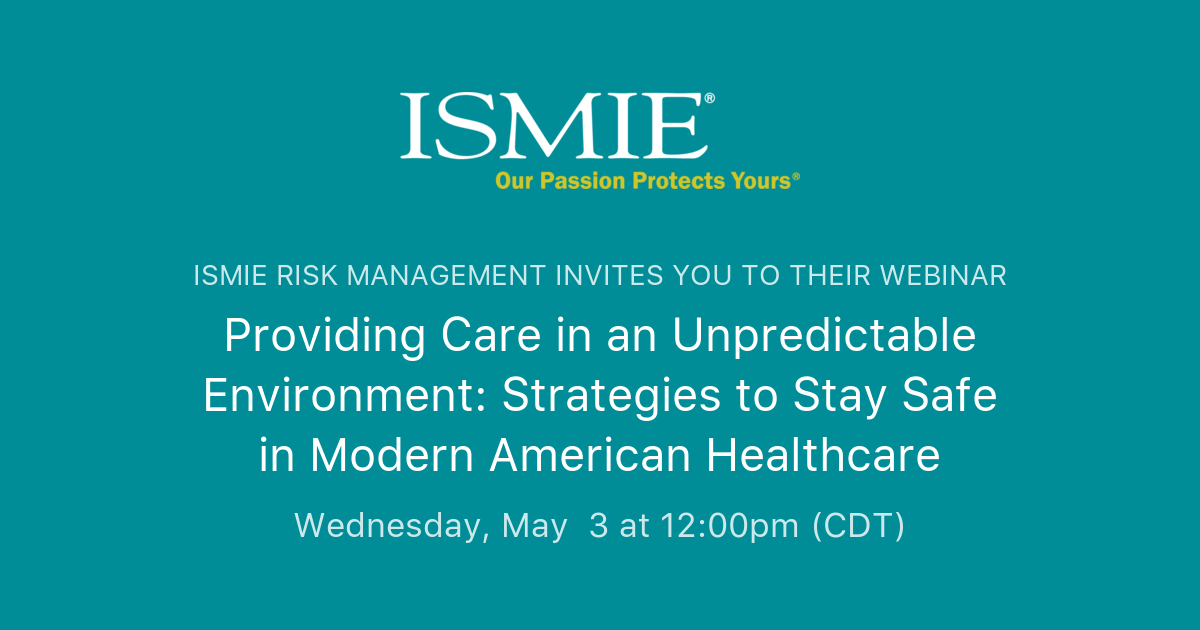 Providing Care in an Unpredictable Environment: Strategies to Stay Safe ...