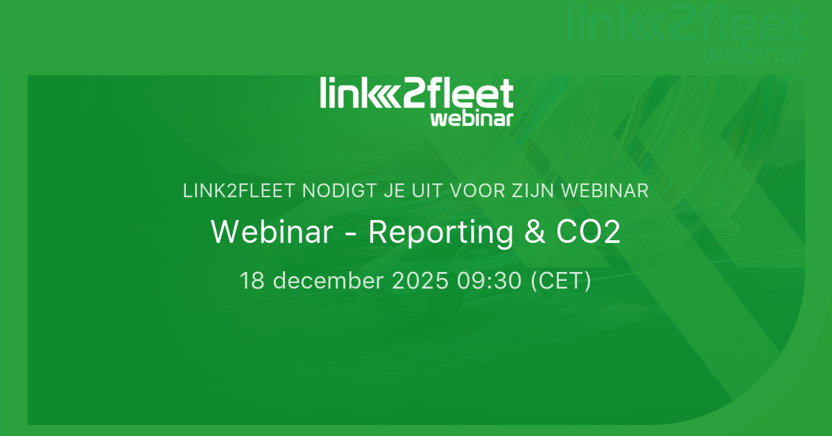 Webinar - Reporting & CO2 | link2fleet