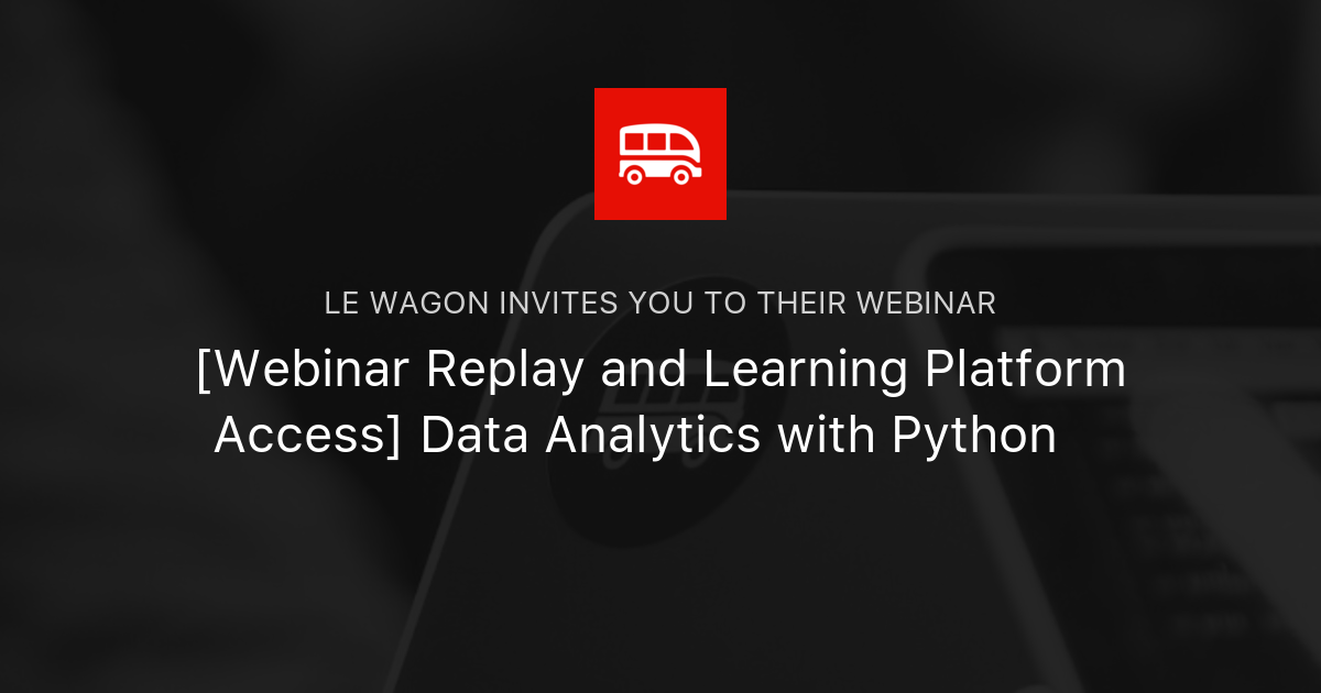 Webinar Replay And Learning Platform Access Data Analytics With