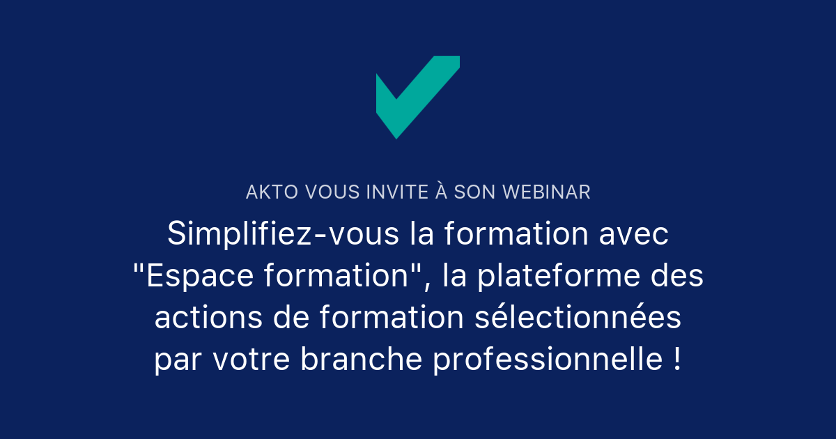 Simplifiez-vous la formation avec "Espace formation", la plateforme des actions de formation ...