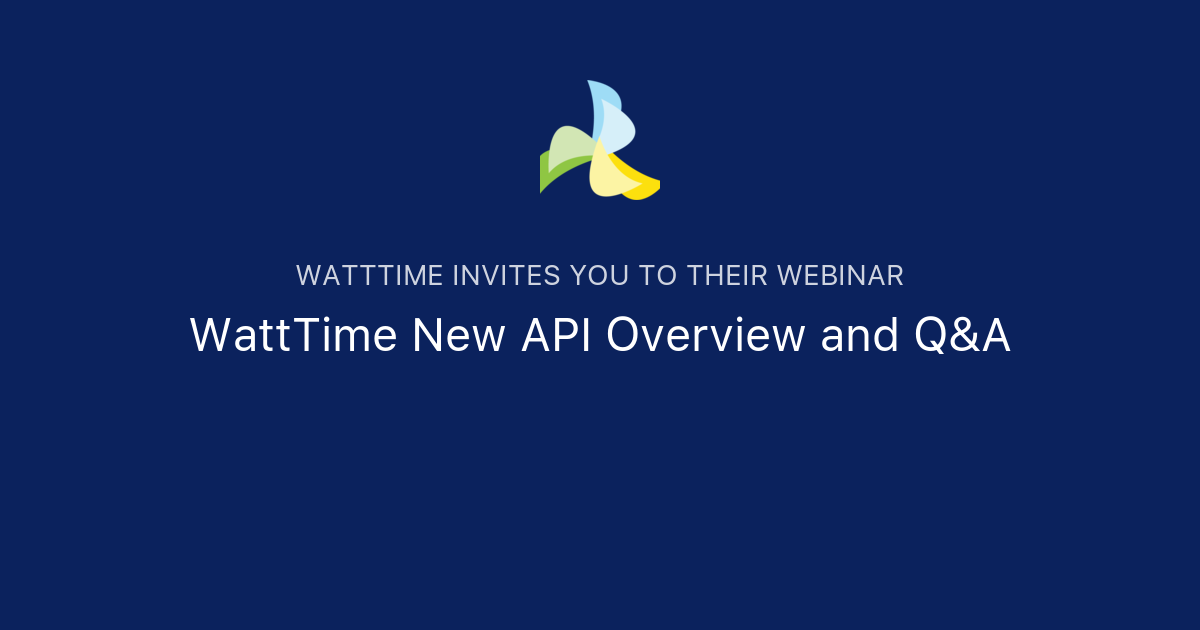 WattTime New API Overview and Q&A | WattTime