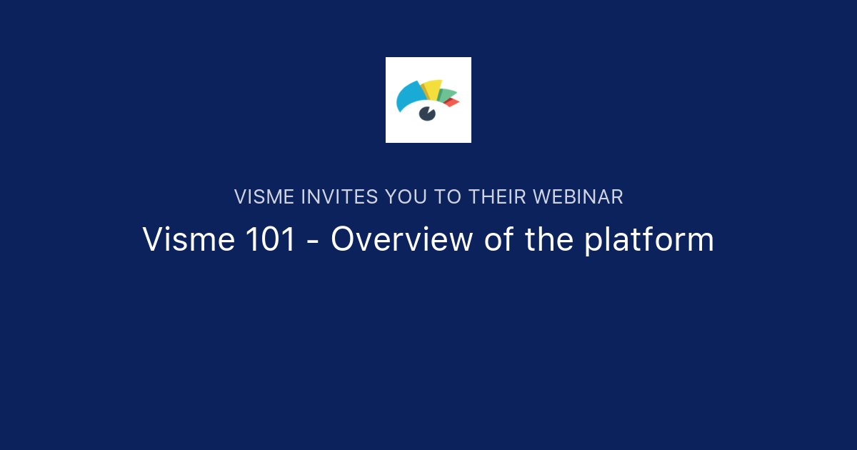 Visme 101 - Overview of the platform | Visme