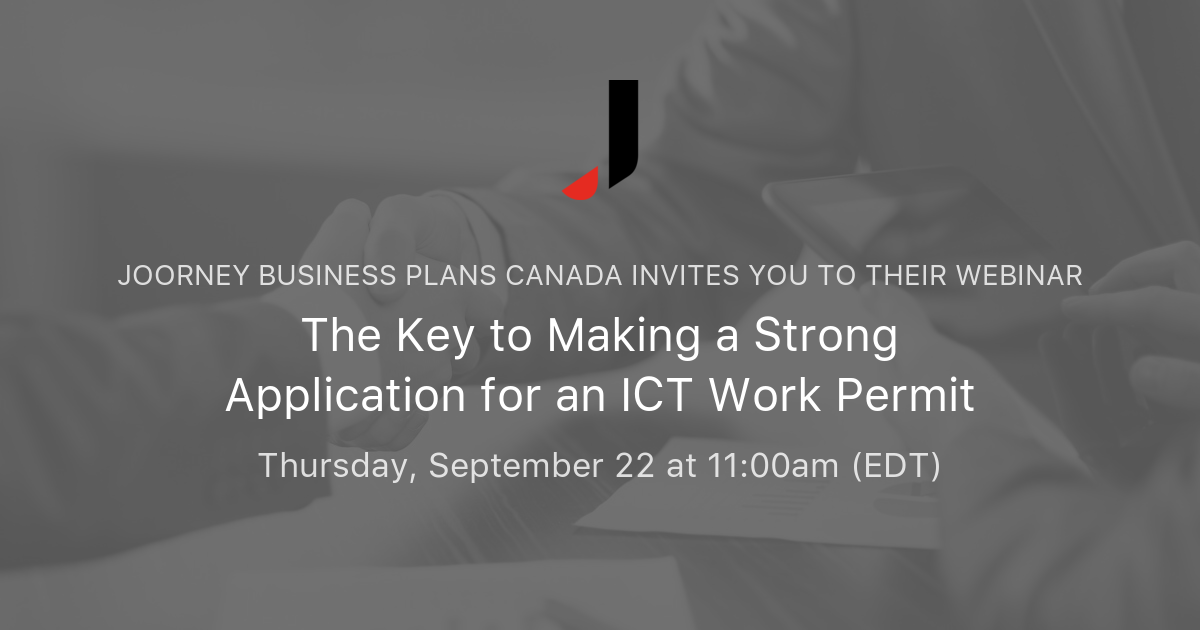 The Key to Making a Strong Application for an ICT Work Permit | Joorney ...
