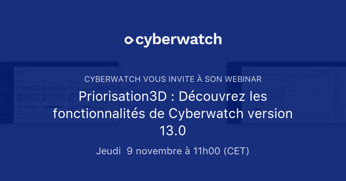 Priorisation3D : Découvrez les fonctionnalités de Cyberwatch version 13 ...