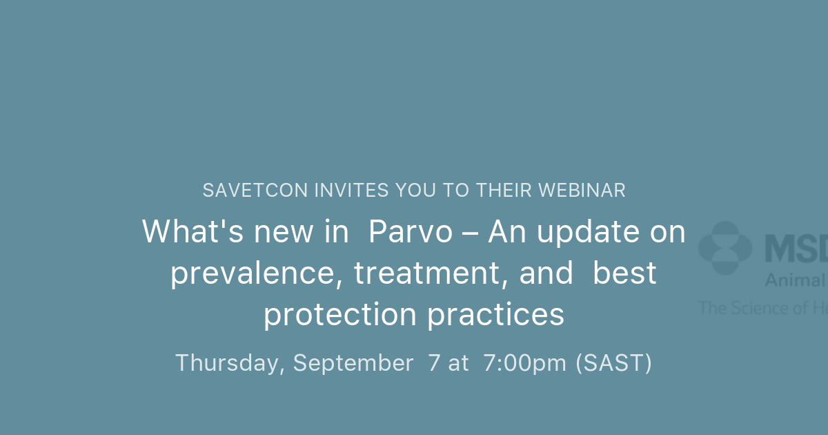 What's new in Parvo – An update on prevalence, treatment, and best ...
