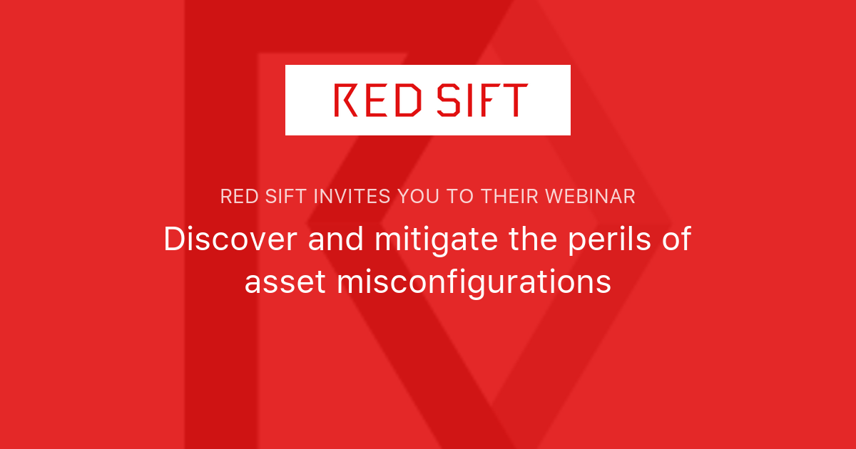 Discover and mitigate the perils of asset misconfigurations | Red Sift