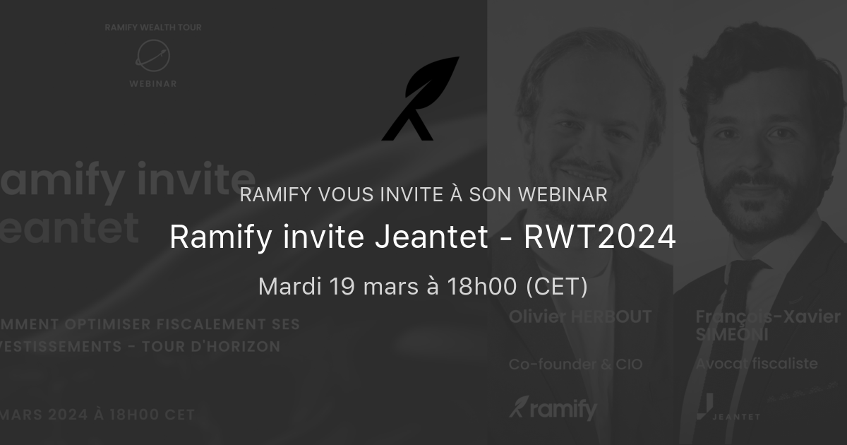 Ramify invite Jeantet - RWT2024 | Ramify