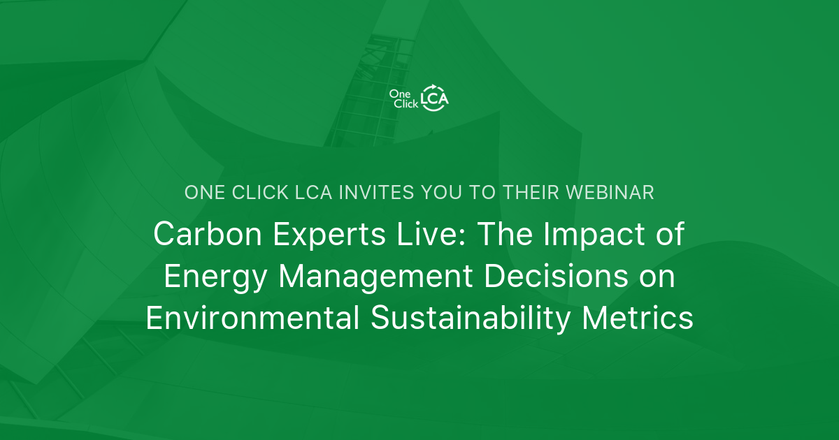Carbon Experts Live: The Impact of Energy Management Decisions on Environmental Sustainability ...