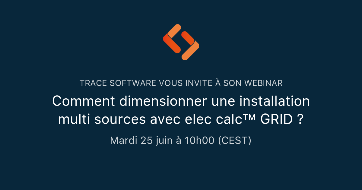 Comment dimensionner une installation multi sources avec elec calc™ GRID ? | Trace Software