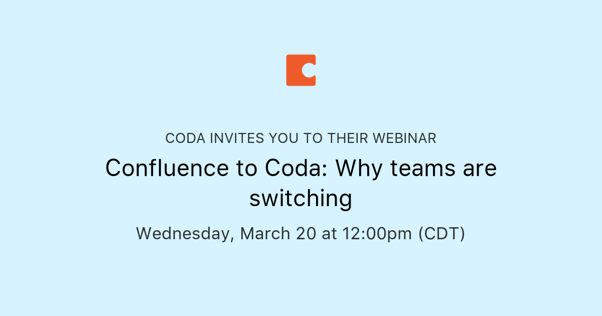 Confluence to Coda: Why teams are switching | Coda