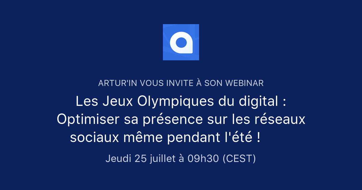 Les Jeux Olympiques du digital : Optimiser sa présence sur les réseaux ...