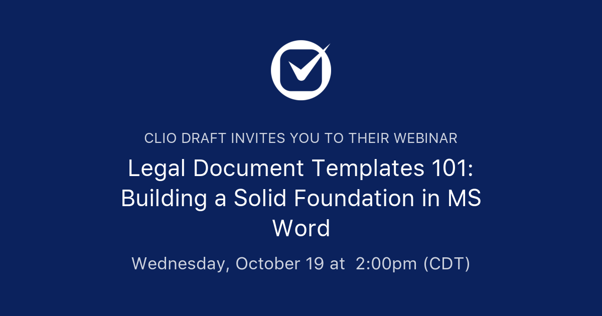 Legal Document Templates 101: Building a Solid Foundation in MS Word ...