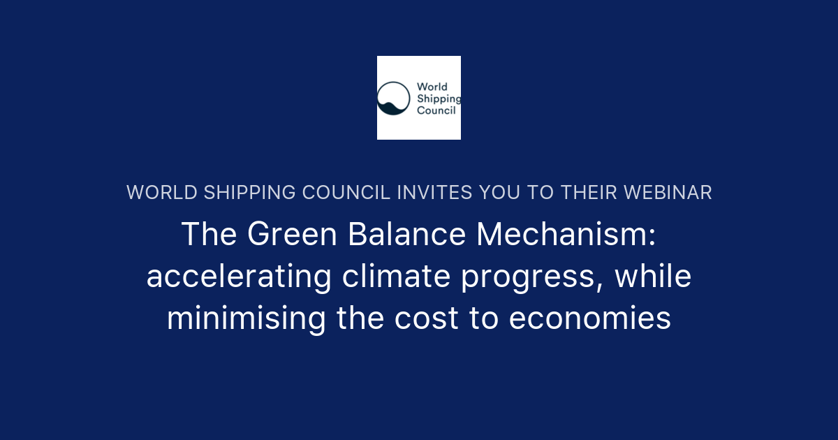 The Green Balance Mechanism: accelerating climate progress, while ...