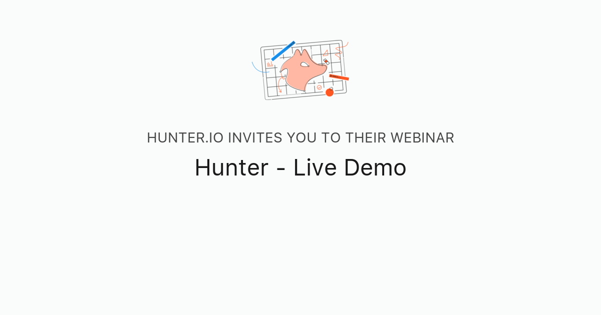 Hunter - Live Demo | Hunter.io