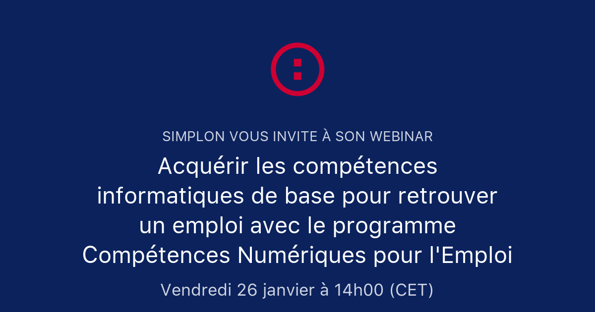 Acquérir les compétences informatiques de base pour retrouver un emploi ...