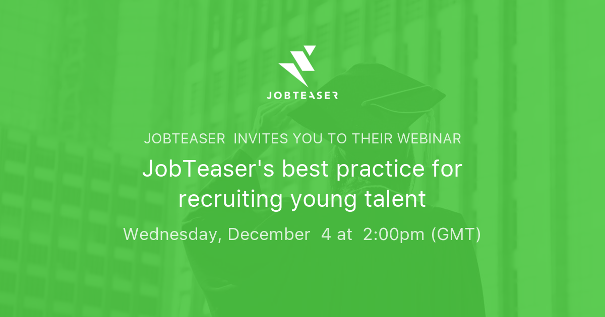 JobTeaser's best practice for recruiting young talent | JobTeaser
